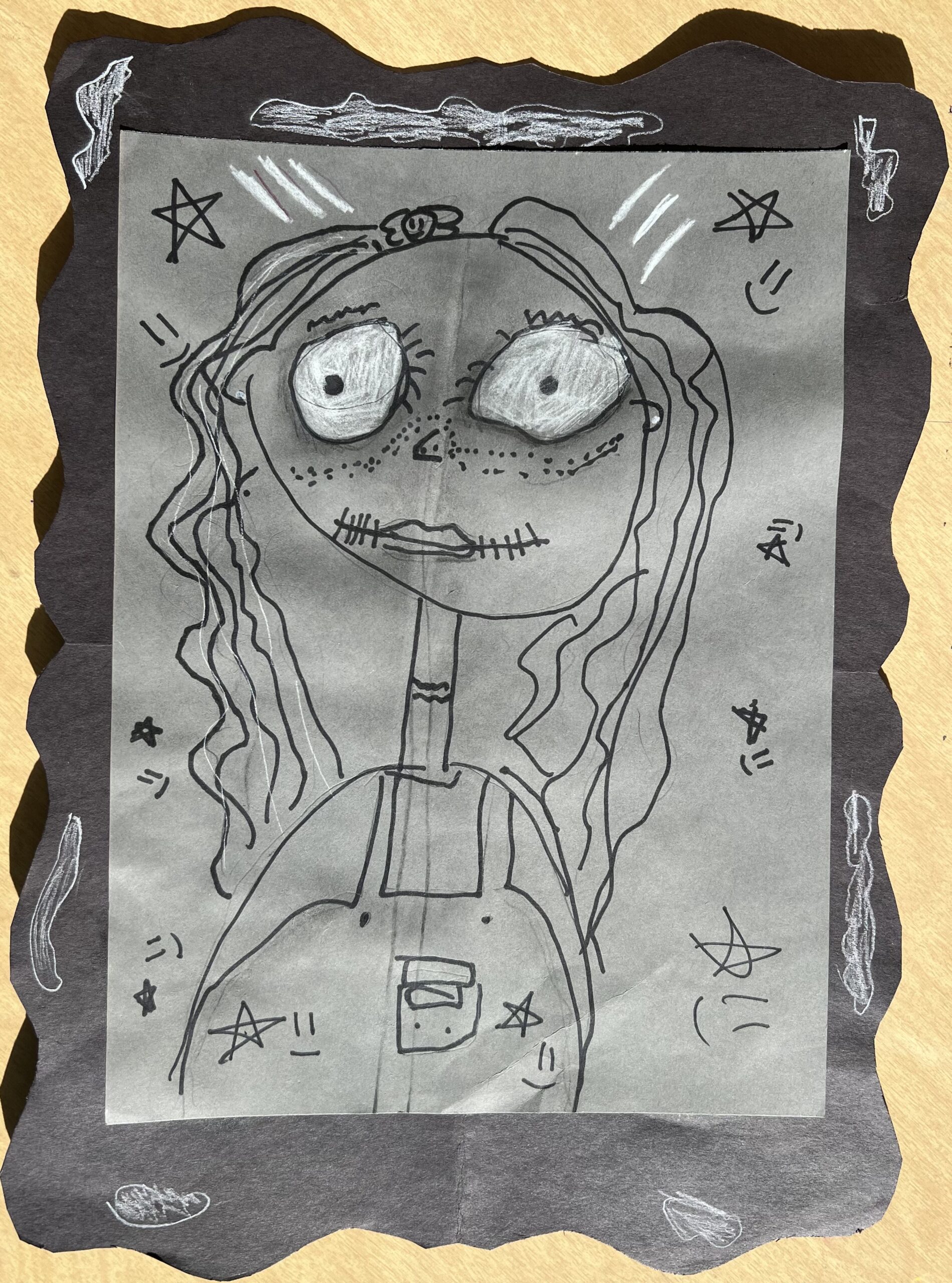Tim Burton Style Self Portraits - Scarlett Fiona D'Arcy